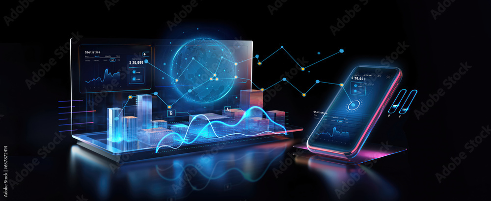 professional trading or financial portfolio management and planning for ...