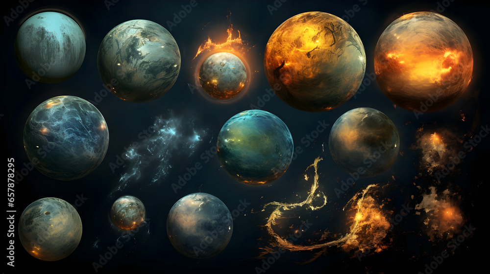 360 degree space nebula panorama, equirectangular projection ...