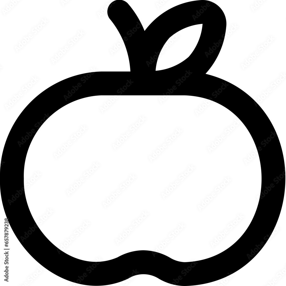 Apple icon, Fruit symbol, Apple logo, Healthy food, Nutrition symbol ...