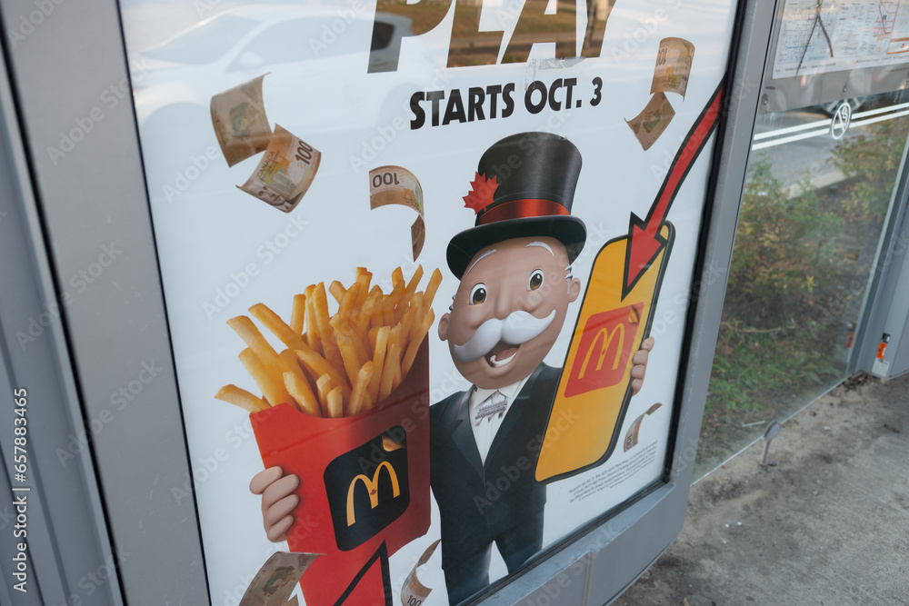 McDonald's Canada promotional ad for Coast to Coast Monopoly Double ...