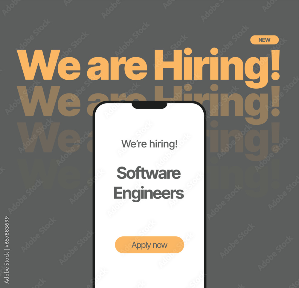 We're hiring software engineer. Software engineer hiring. Job Vacancy ...