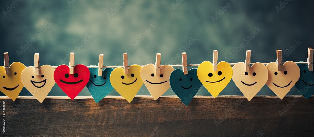 Positive customer reviews on sticky notes are used as feedback for ...