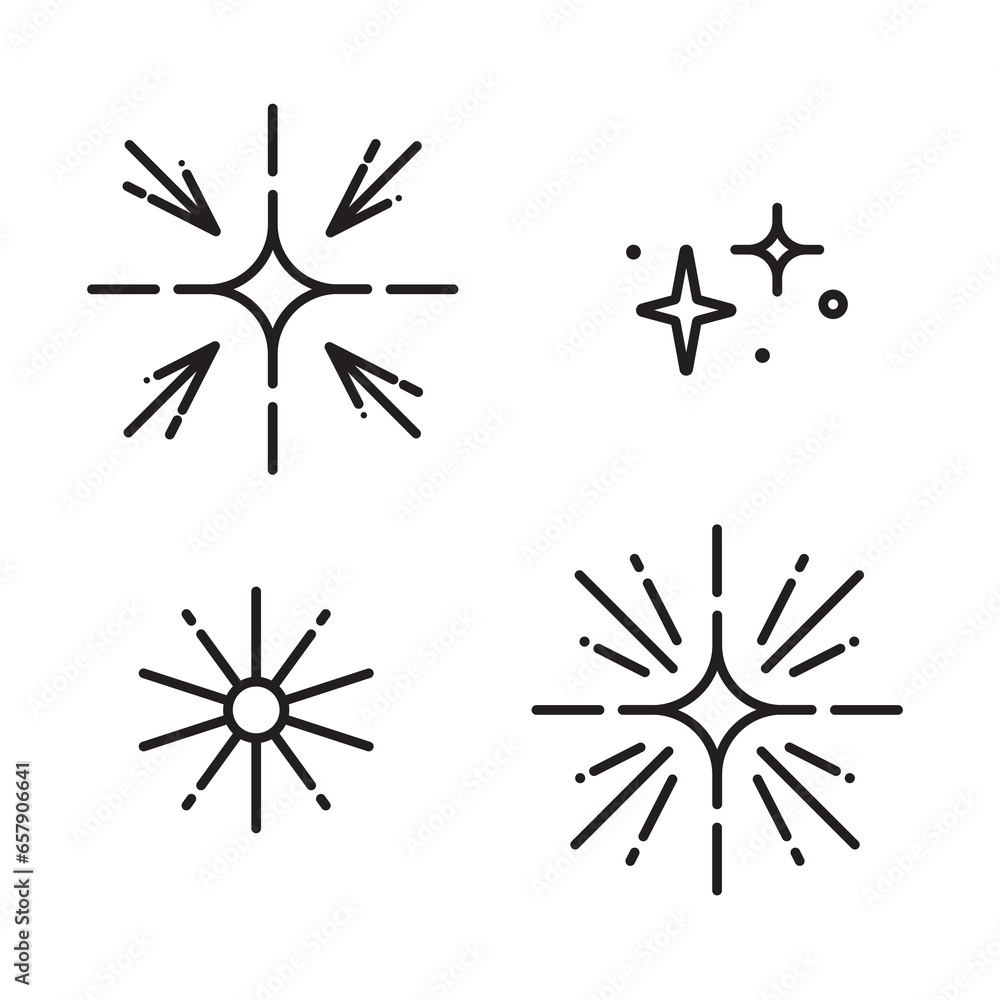 Star Logo, Star Lines, Line Vector, Line Star, Star Icon, UI Star, Star ...