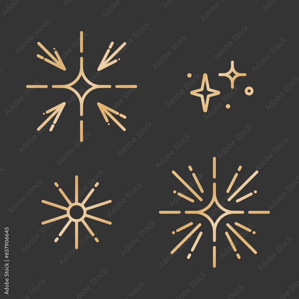 Star Logo, Star Lines, Line Vector, Line Star, Star Icon, UI Star, Star ...