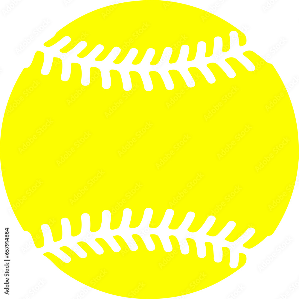 Softball SVG, Softball vector, ready to cut svg, softball outline SVG ...
