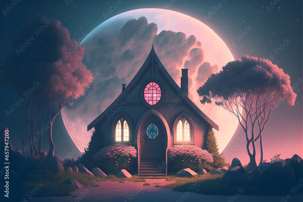 cinematic dreamy cottagecore gothic pastel antique fairycore with ...