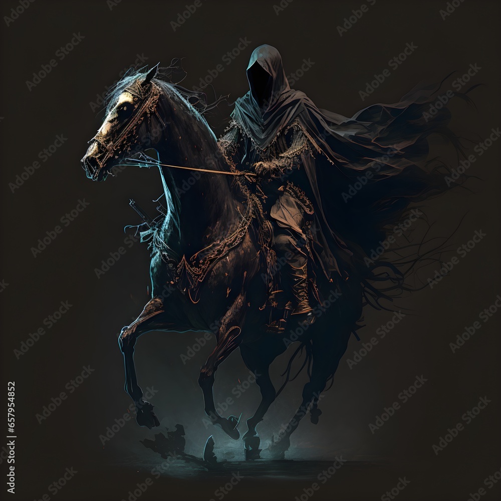 powerful being character dark and terrifying figure ghostly figure ...