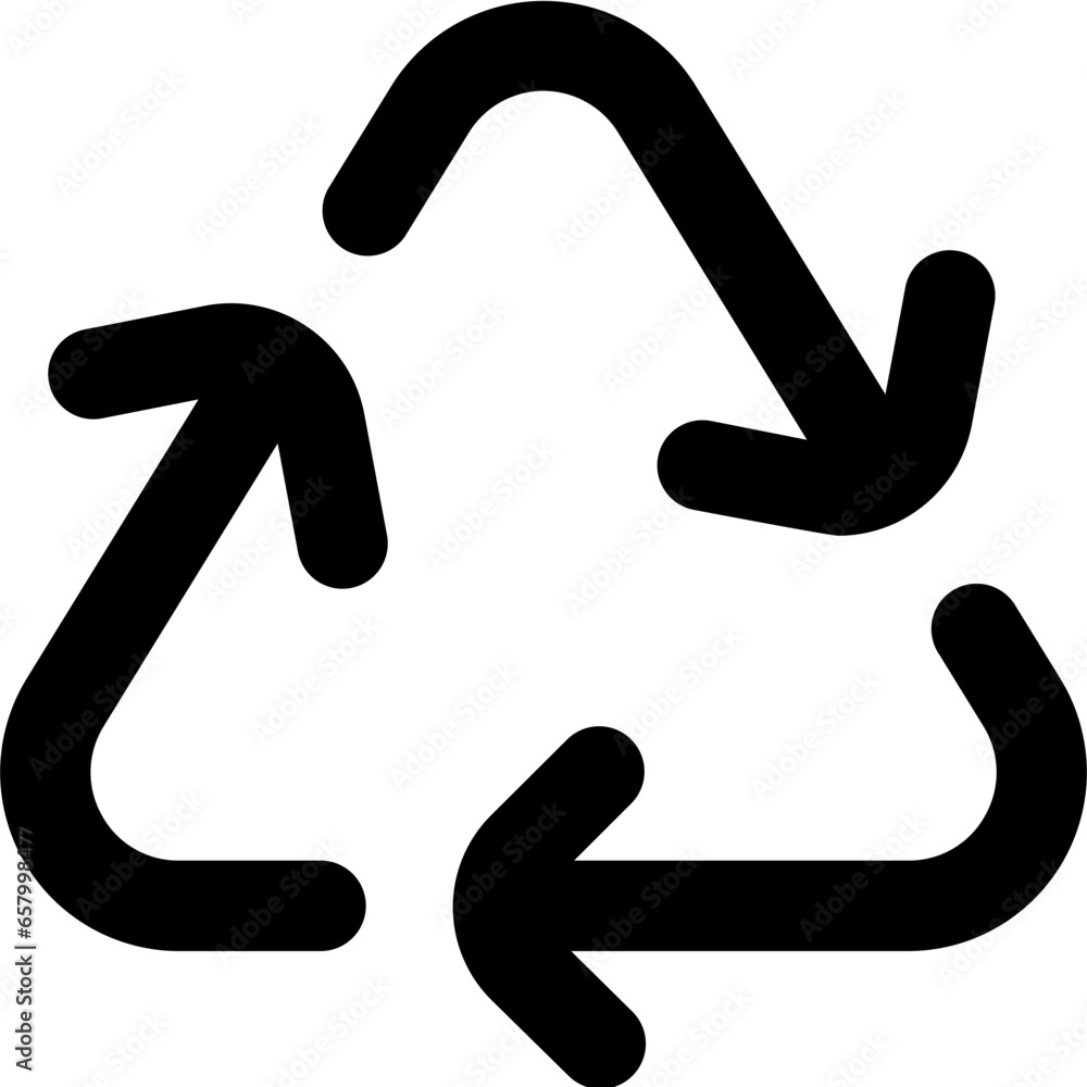 Vetor de Recycle icon, Recycling symbol, Eco-friendly emblem ...
