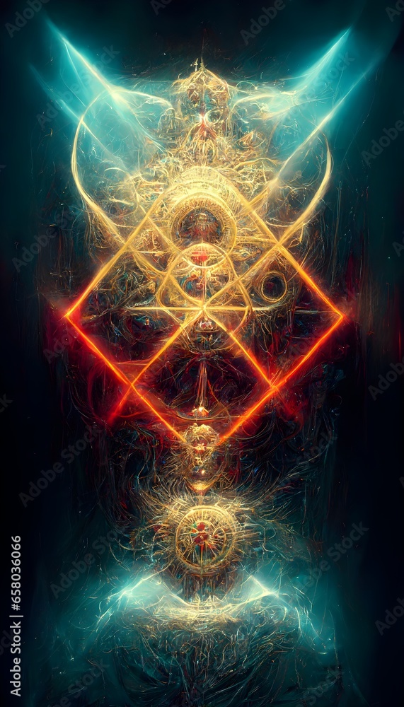 full page technical drawing technocore mind meld chaosgod symmetric2 ...