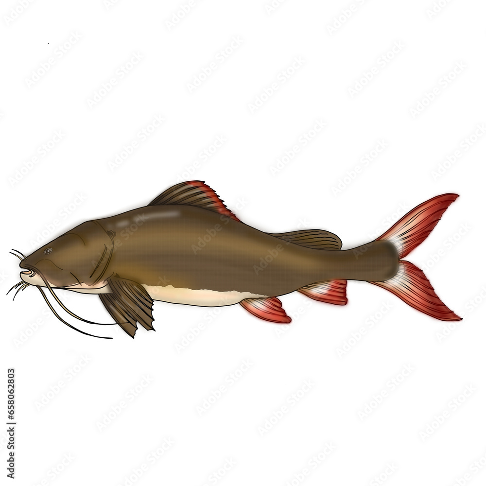 Hemibagrus wyckioides, Cat Fish, Thai Fish, Thai Food, Bagridae ...