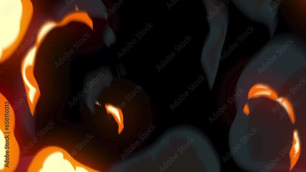 2d element of FX FIRE. These are animated fire effects. Fire transition ...