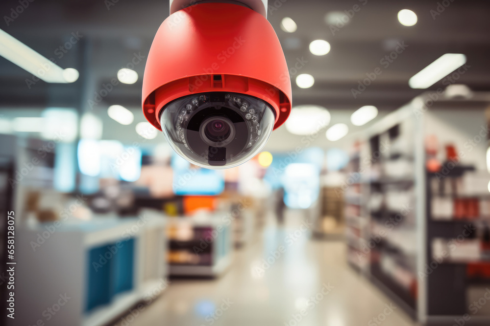 Surveillance camera inside a retail store - Ensuring business security ...
