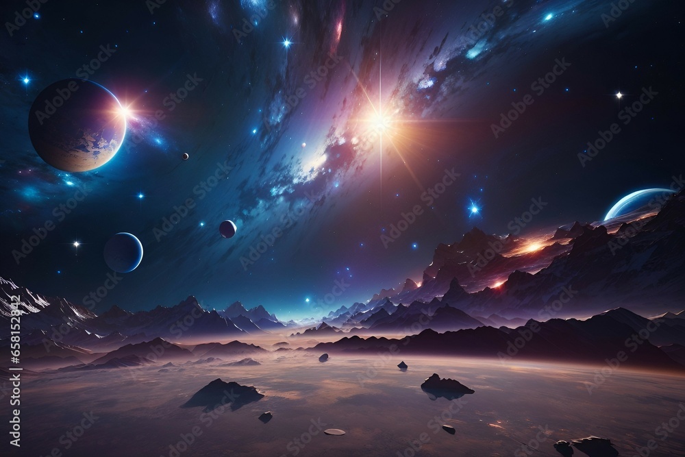 Space Wallpaper 4k , landscape, sky with stars, Space Galaxy Wallpaper ...