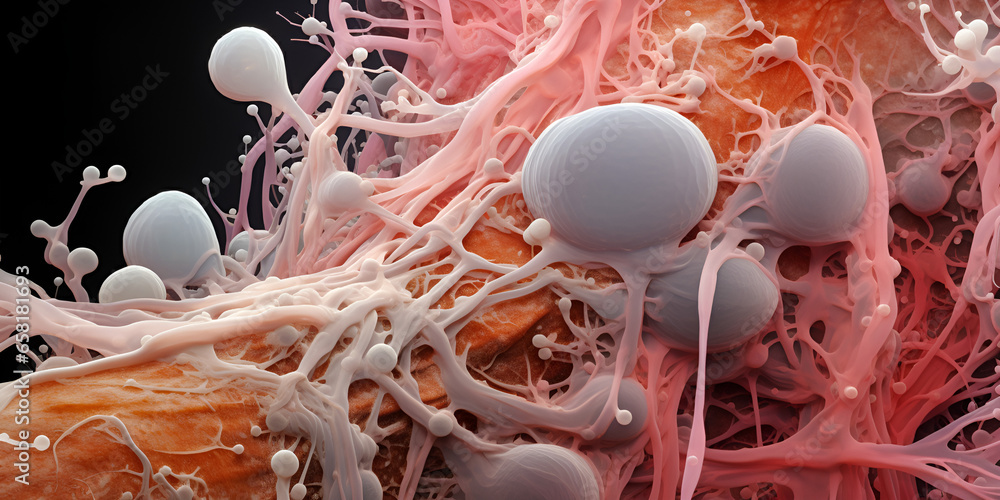 Bacteriophages Attacking Streptococcus Bacteria Streptococcus Bacteria Under Attack By