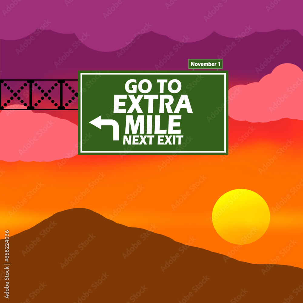 Vecteur Stock A traffic road board contains bold text showing the ...