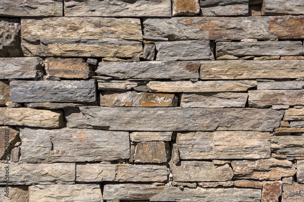 Architecture textures, detailed view of masonry stone wall texture ...
