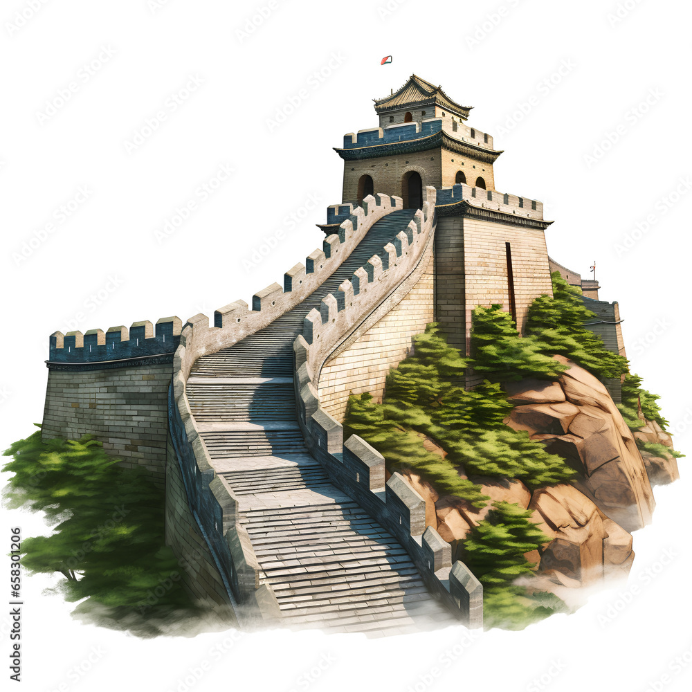 The Great Wall of China, wonders of the world on PNG transparent ...