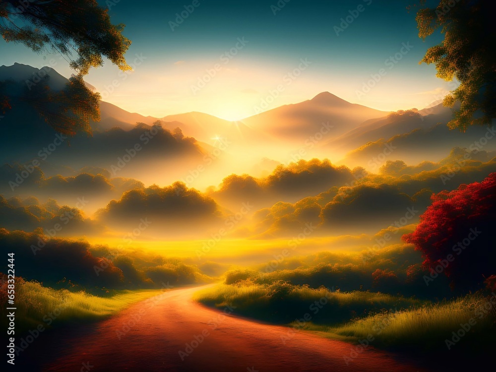 Grassland and morning sunlight background image for Hope, the beginning ...