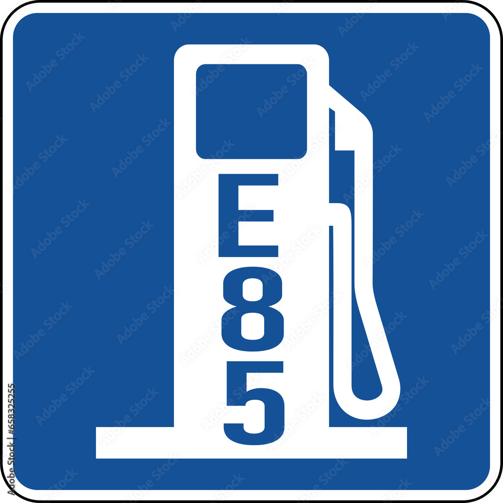 Transparent PNG of a Vector graphic of a blue usa Alternative Fuel ...