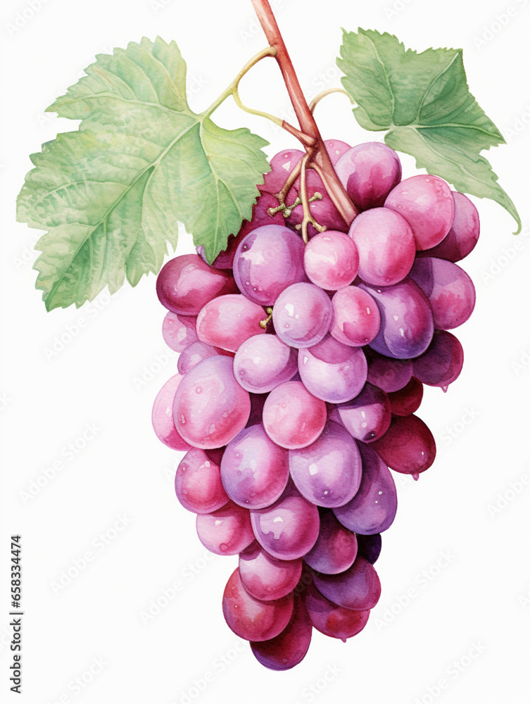 Watercolour Collection { No1 } Homegrown Grape Wine Products Made at ...