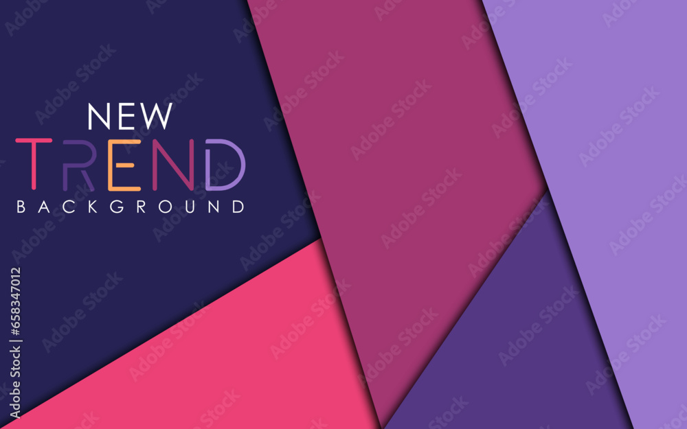 New Trend Modern Abstract Template Design. Geometrical Minimal Shape ...