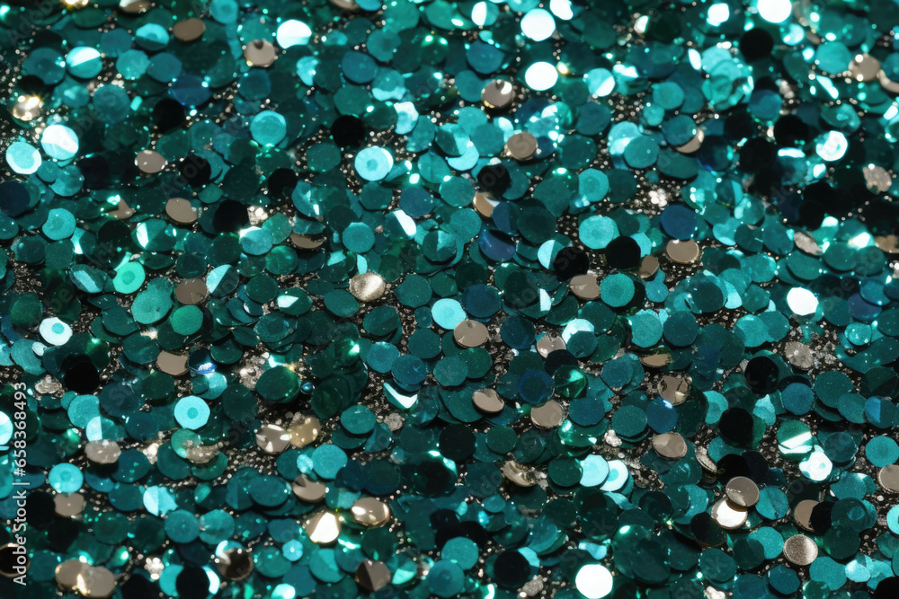 Original festive background image of sparkling sequins. Fabric texture ...