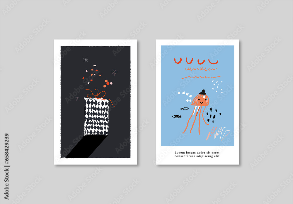 Fun Posters Layout Stock Template | Adobe Stock