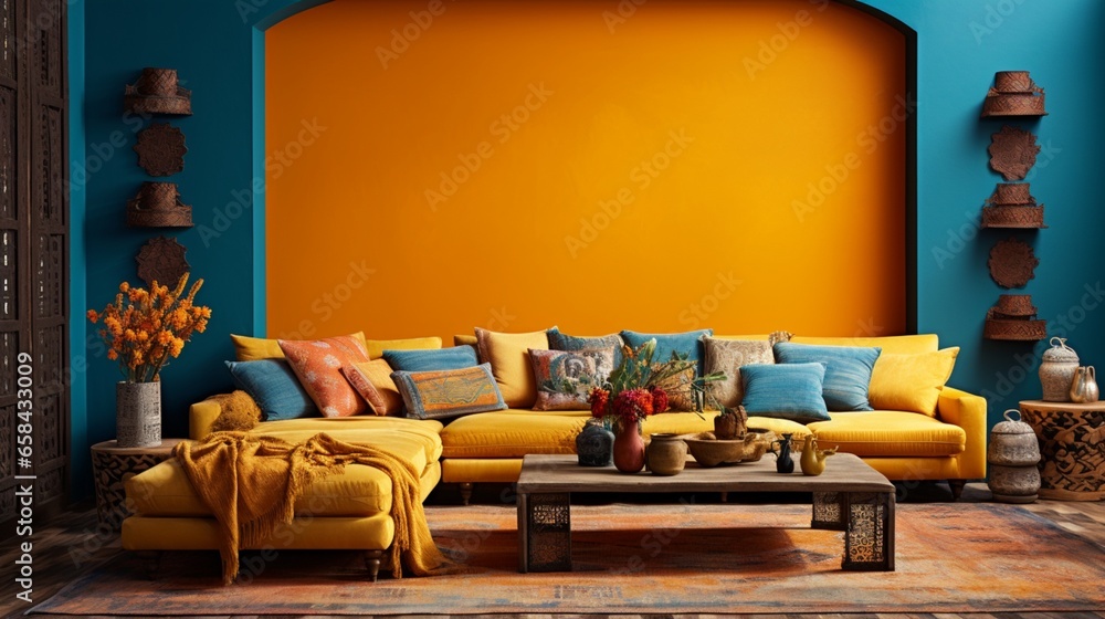 For those with a taste for the unique and adventurous, saffron walls ...
