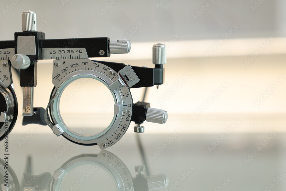 Half of prescription glasses for high myopia Eyesight measuring ...