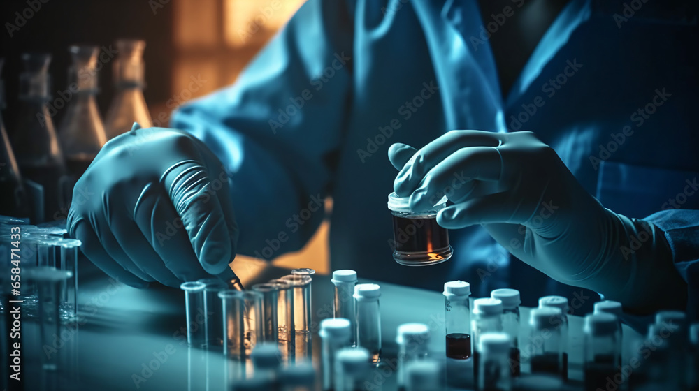 Ethereal Lab Insights: A Generative AI Fusion of Maroon, Azure, and ...