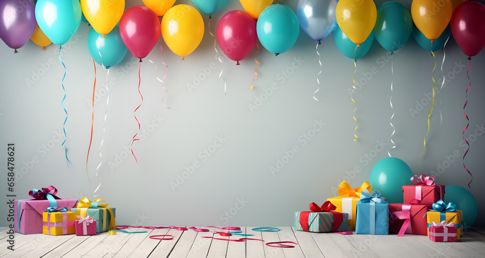 birthday party background Colorful Birthday Party Background Festive ...