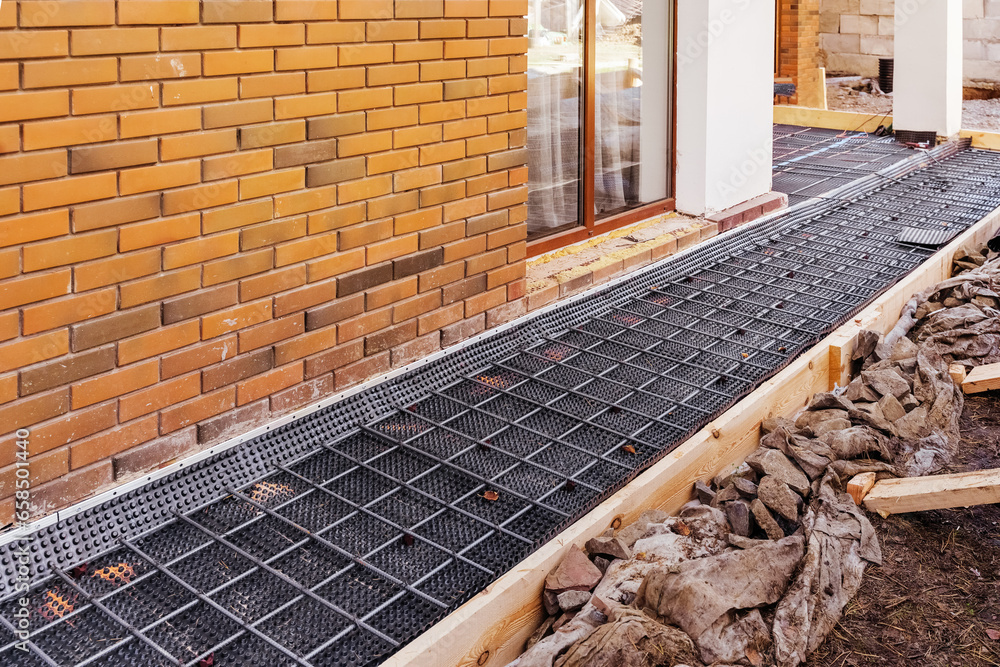 foundation reinforcement, Wire mesh piles for construction. BRC welded ...