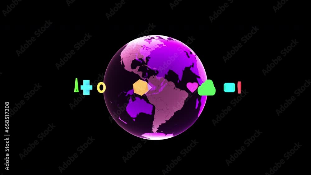 3D futuristic visualisation of metaverse virtual world with holographic ...