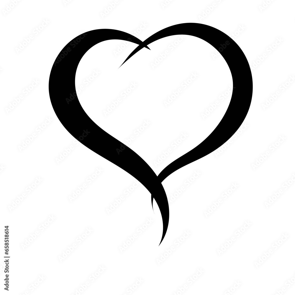 Heart Vector, Heart Clipart, Heart SVG Files For Silhouette Cameo Or ...