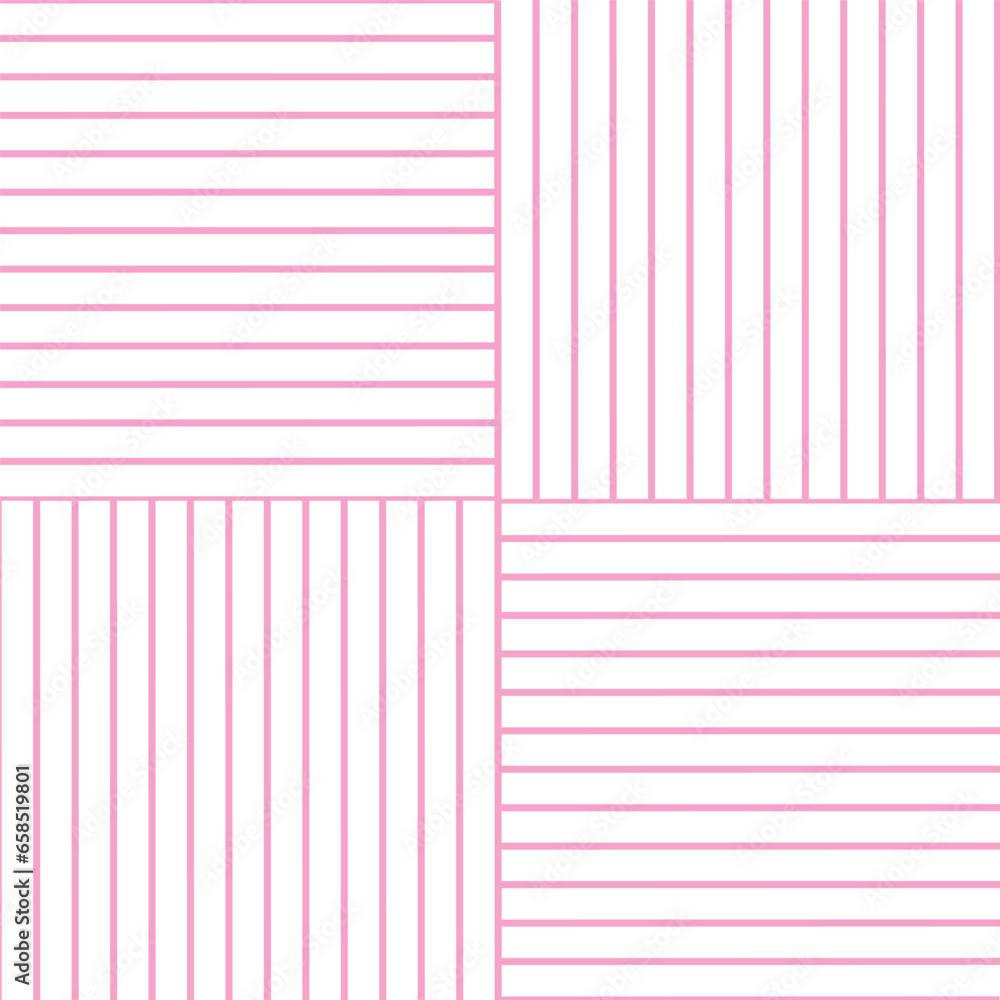Striped pattern with a line. Pink texture Seamless vector stripes ...
