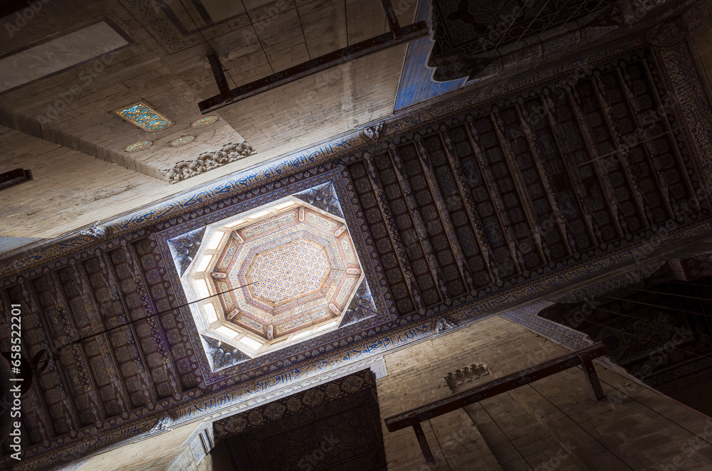 Cairo, Egypt - October 20, 2022: Inside of the Refaai Mosque or Al-Rifa ...
