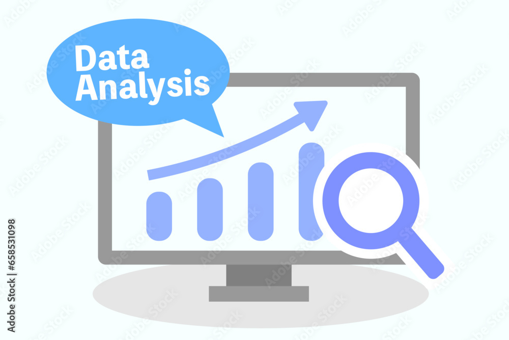 データの分析に関するイラスト Stock Vector | Adobe Stock