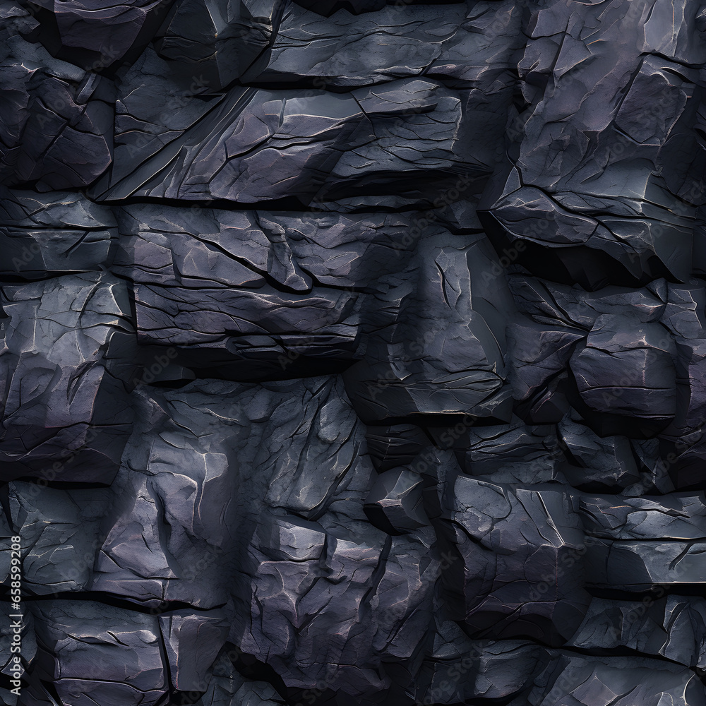 Seamless slate slab rock face normal map background texture. Grunge ...