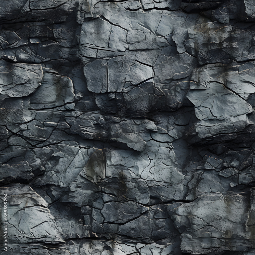 Seamless slate slab rock face normal map background texture. Grunge ...