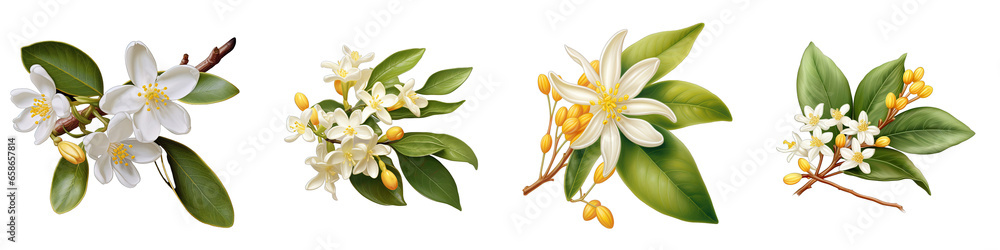 Osmanthus Flower Hyperrealistic Highly Detailed Isolated On Transparent ...