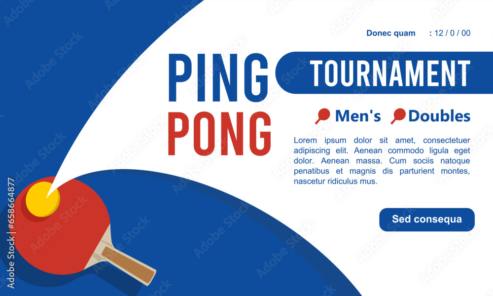 Great simple table tennis ping pong background design for any media ...