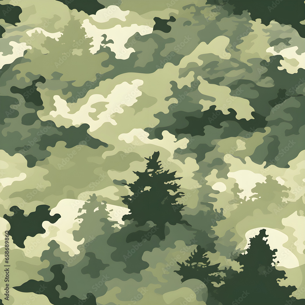 Seamless rough textured military, hunting, paintball camouflage pattern ...