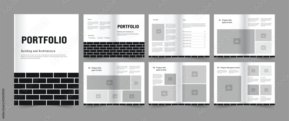 Poster architecture portfolio, brick background architecture portfolio ...