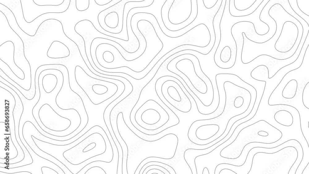 Topographic animation scheme and terrain. Topography grid map. Stylized ...