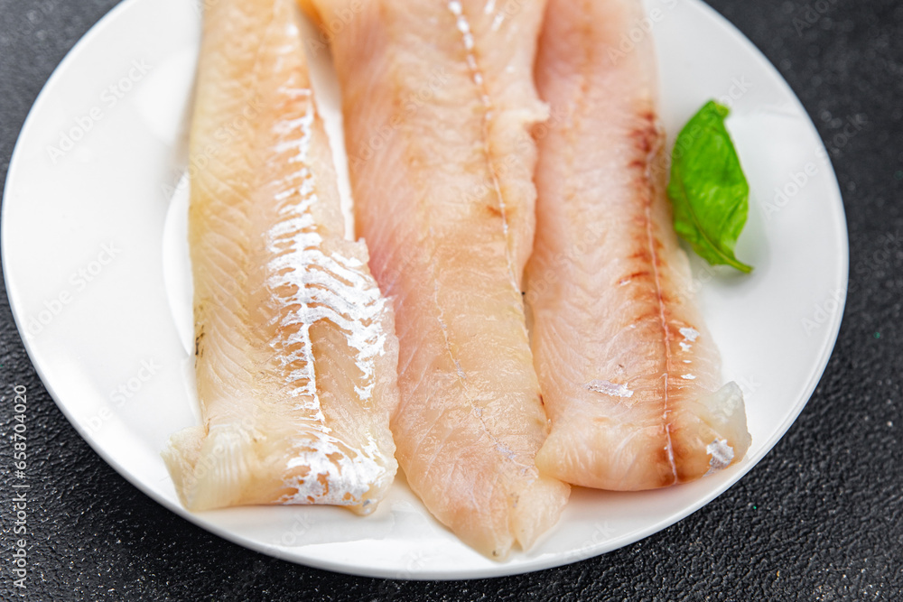 blue whiting fish fillet fresh seafood delicious healthy eating ...