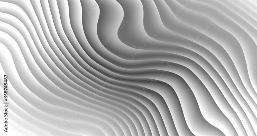 seamless looped wavy curve flowing gradient lines. Abstract twisted and ...