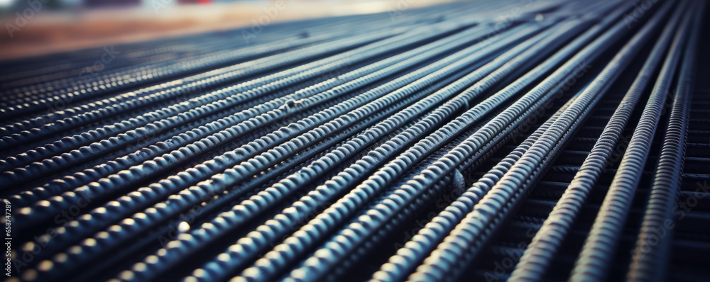 steel rebar mesh for reinforced concrete. hard connect construction ...