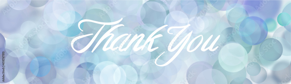 Soft blue color minimal Thank You. Online Order, Business Owner ...