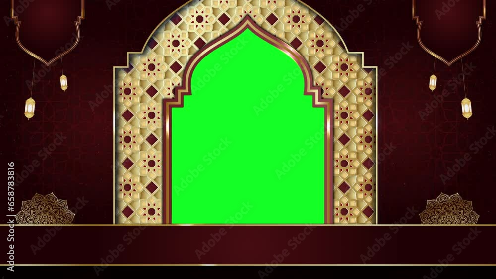 animated islamic background , muslim mosque , islamic video wallpaper ...