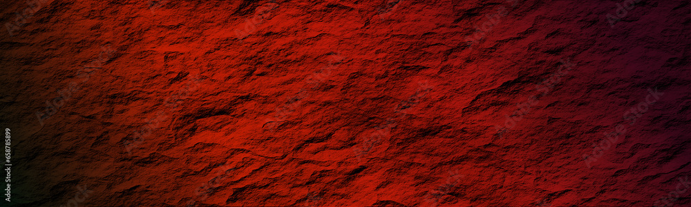 Dark red stone background. Rough stone wall surface with space for ...